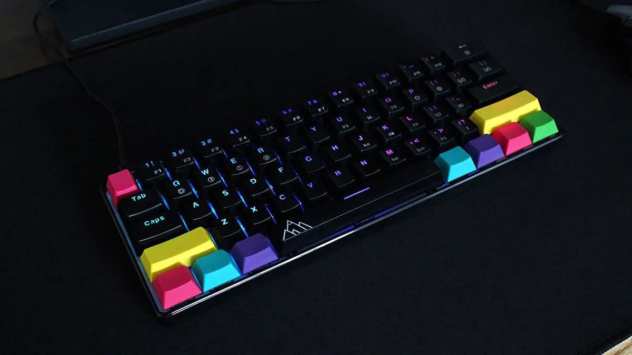 Asceny One - 60% Mechanical Keyboard, True RGB Lights, Spill Proof ...