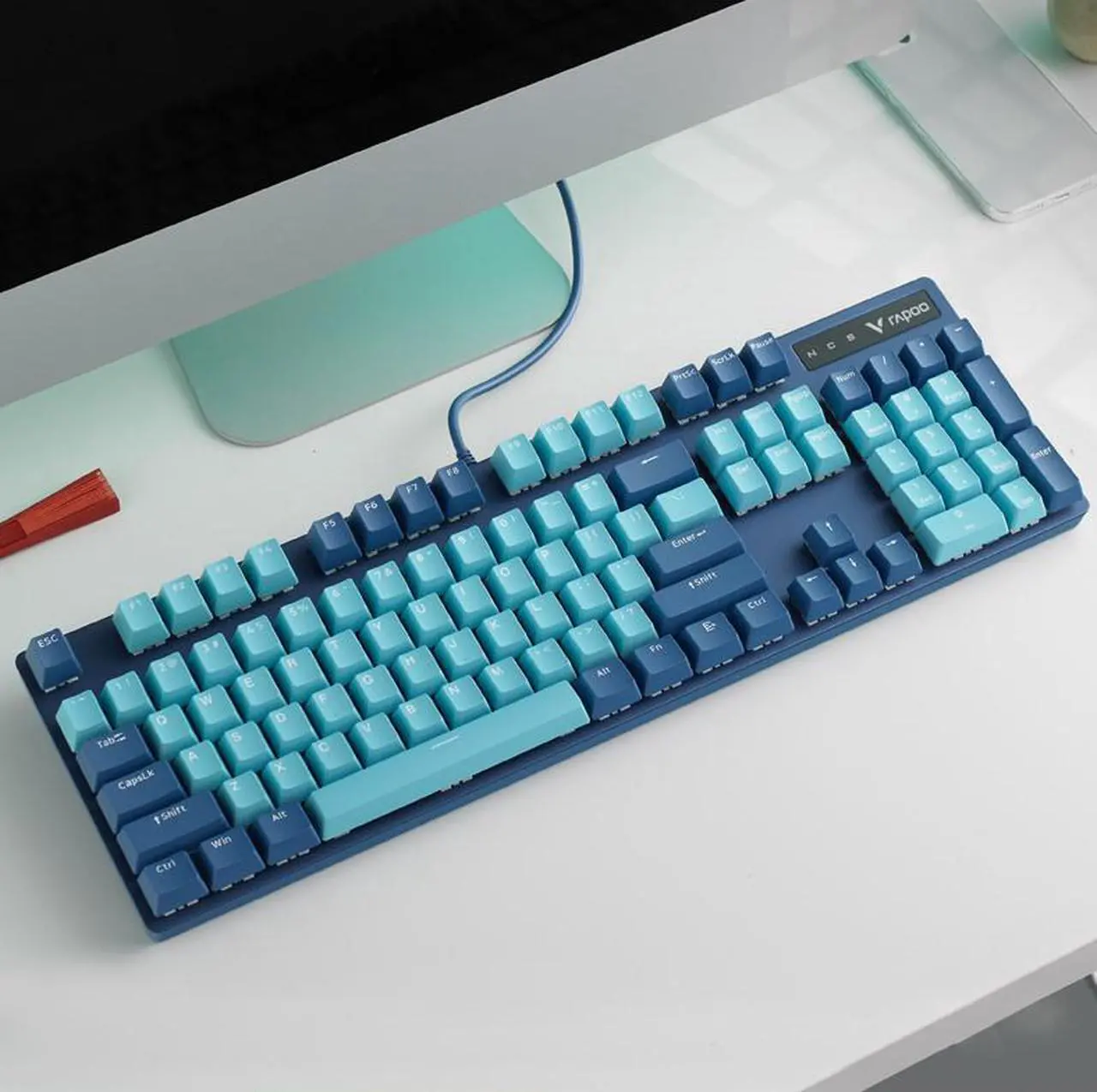 Corn V500 Pro Wired Gaming Keyboard Anti-Ghosting 104 Keys Gaming ...