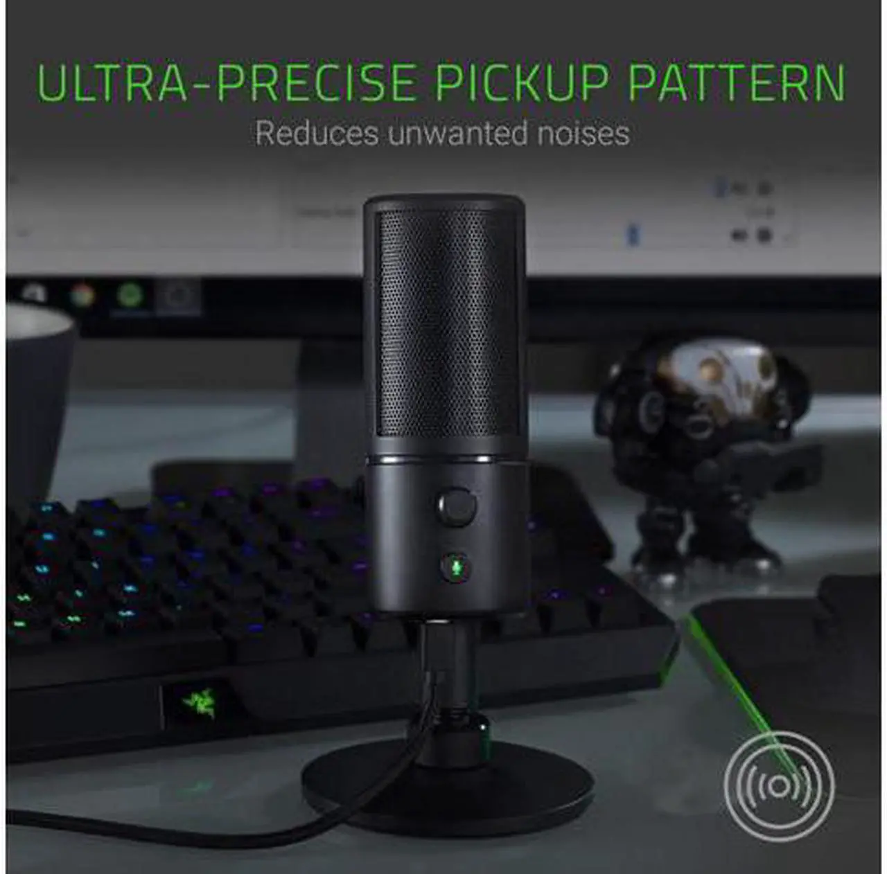 Seiren X: Supercardioid Pick-Up Pattern - Condenser Mic - Built-In ...