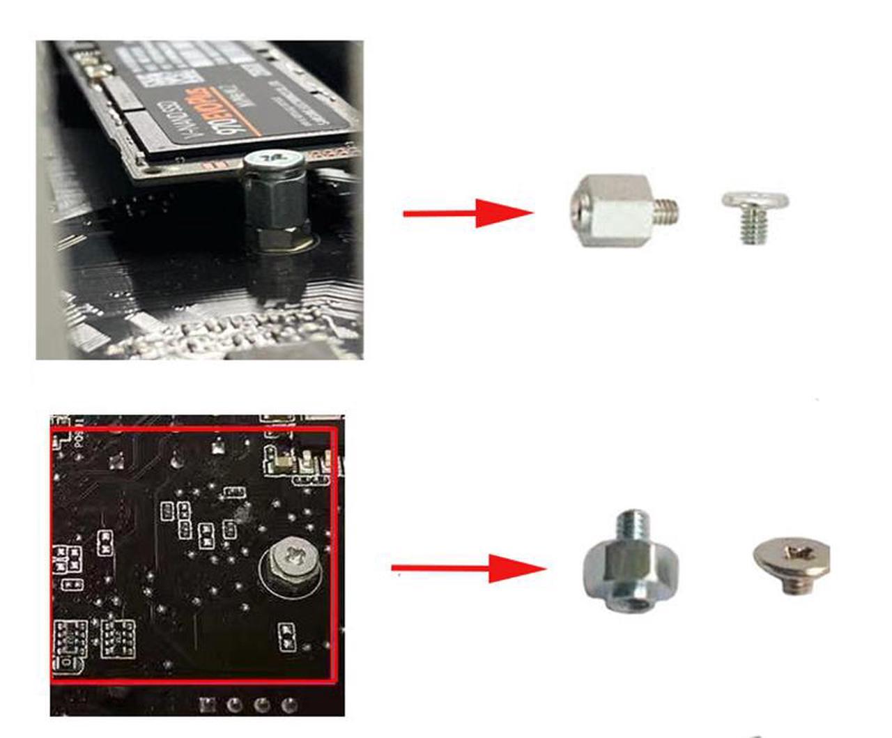 M 2 Screw Kit NVMe Screw M 2 SSD Mounting Kit Compatible ASUS MSI M 2 Screw Kit NVMe Screw M 2 SSD Mounting Kit Compatible ASUS MSI