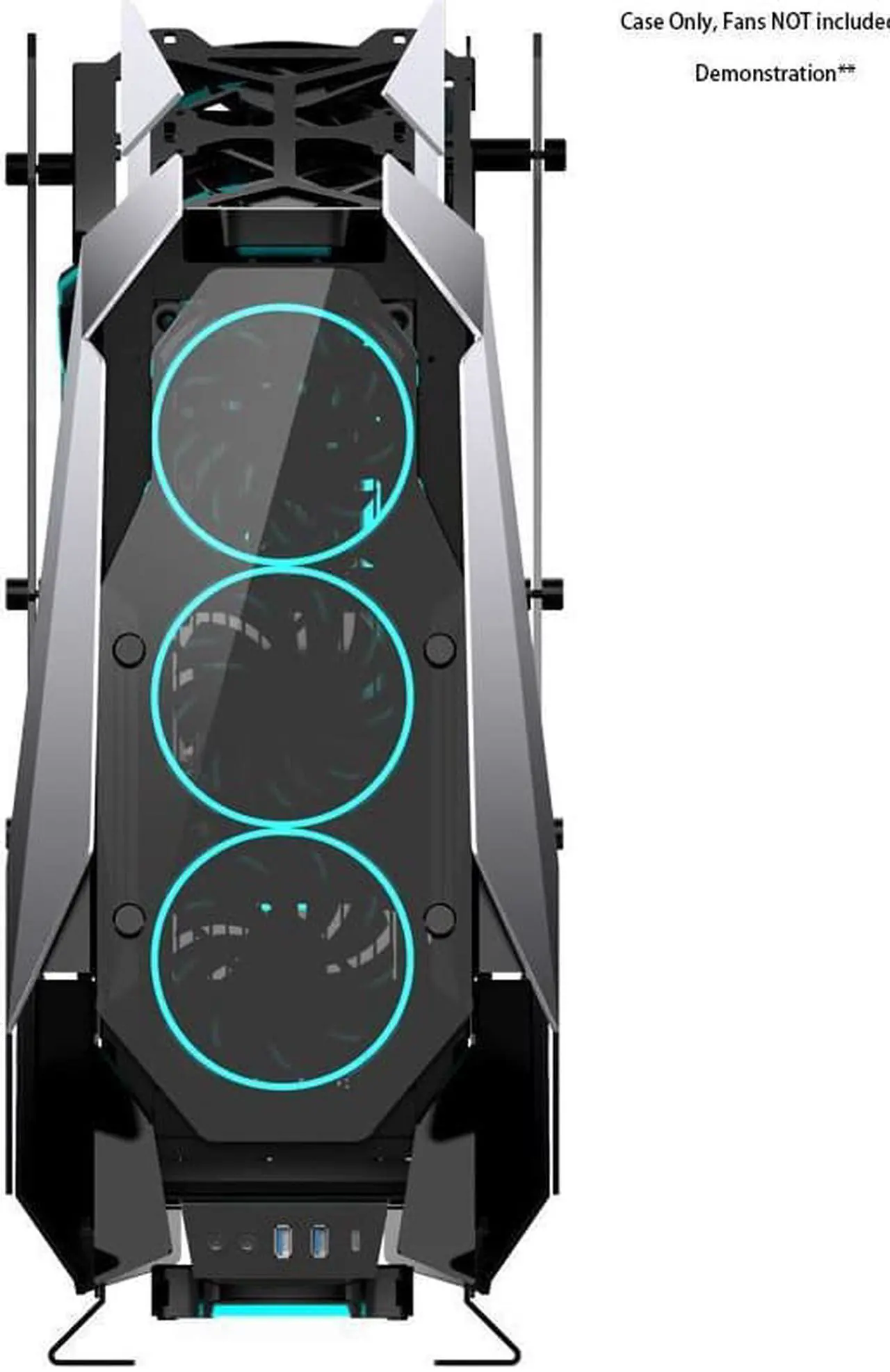 MechWarrior MOD-5 Gaming Computer Case Support ATX Motherboard 360mm ...