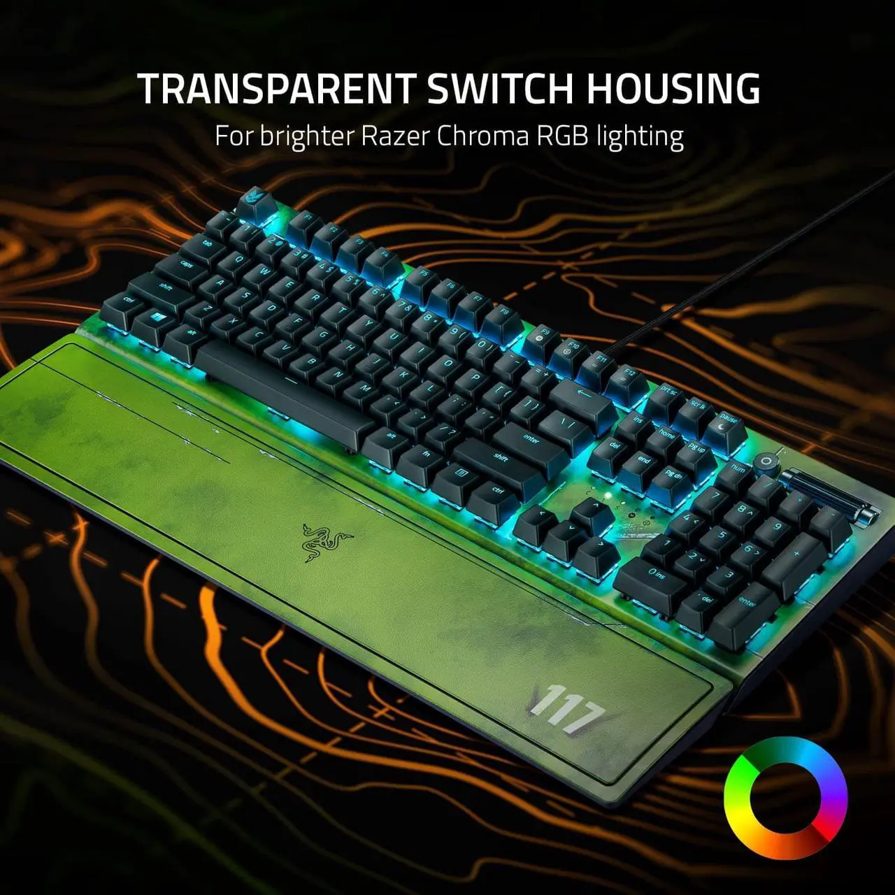 Razer BlackWidow V3 Mechanical Gaming Keyboard: Green Mechanical ...