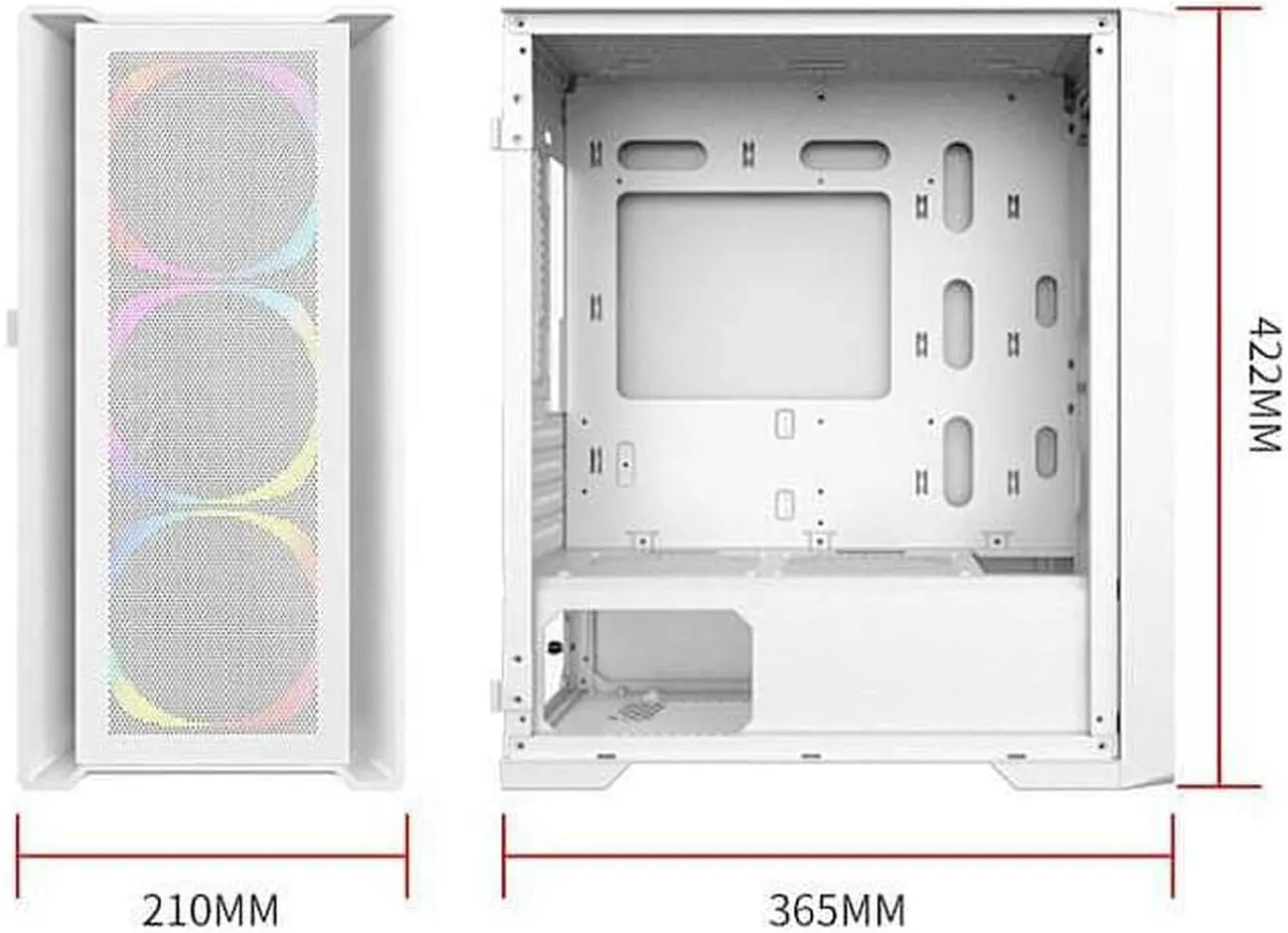 Peerless player Glass Side Transparent Case, Pull-Out Panoramic Side ...
