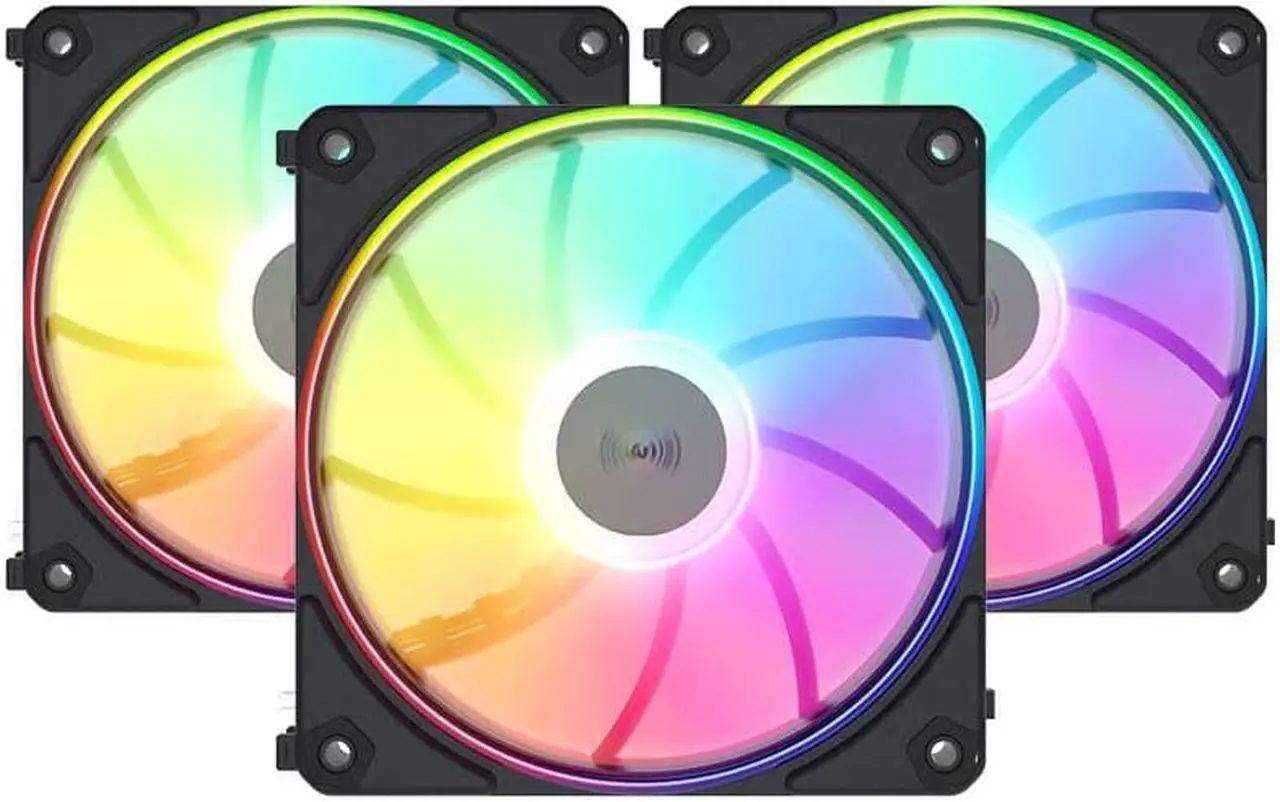 ProArtist BF12 Pro Building Block Fan Set (3 in 1) Pure Black Cooling ...