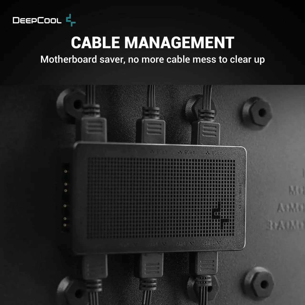 DeepCool SC700 12-Port ARGB HUB, Power up to 12 ARGB Components for ...