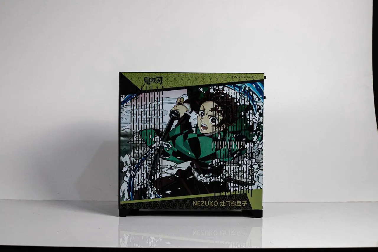 Demon Slayer Anime Theme PC-O11 Dynamic Tempered Glass on the Front and ...