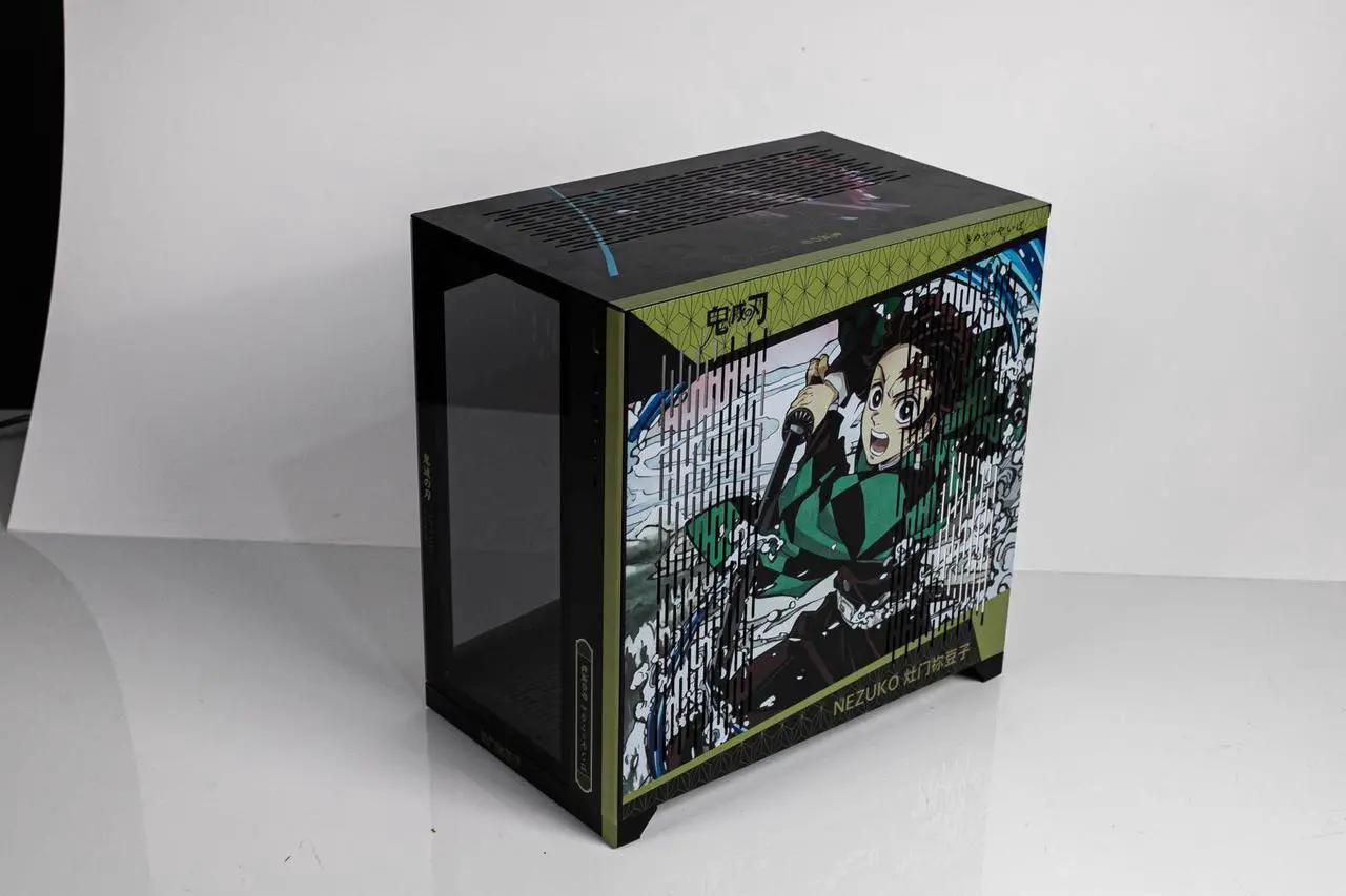 Demon Slayer Anime Theme PC-O11 Dynamic Tempered Glass on the Front and ...