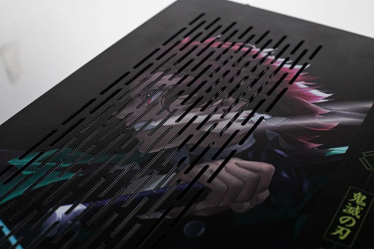 Demon Slayer Anime Theme PC-O11 Dynamic Tempered Glass on the Front and ...