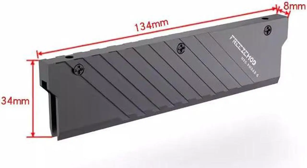 Computer Memory Cooler Aluminum Alloy PC RAM Heat Sink DDR5 Memory Vest ...