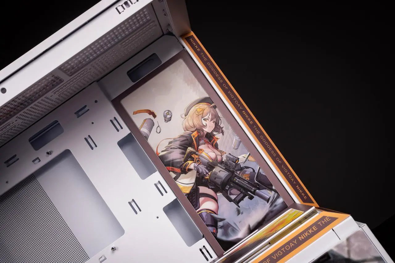 CORN Bauhaus Micro-ATX ITX Cpmputer Case, 6 Sides + 2 Light Panels ...