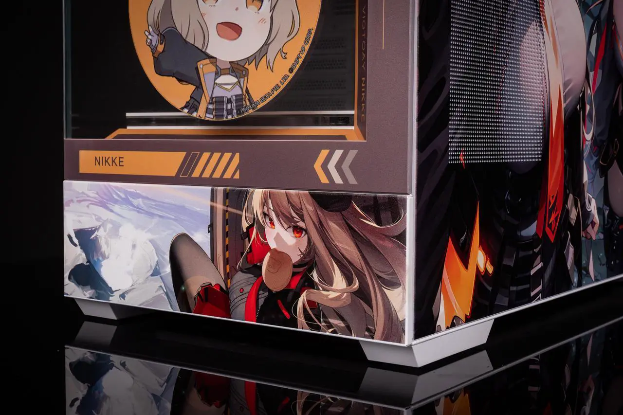 CORN Bauhaus Micro-ATX ITX Cpmputer Case, 6 Sides + 2 Light Panels ...