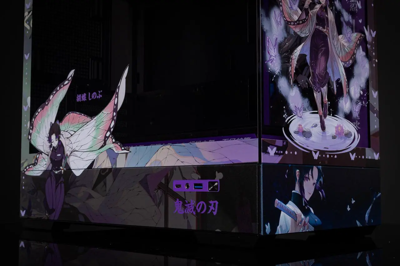 CORN Bauhaus Micro-ATX ITX Cpmputer Case, 6 Sides + 2 Light Panels ...