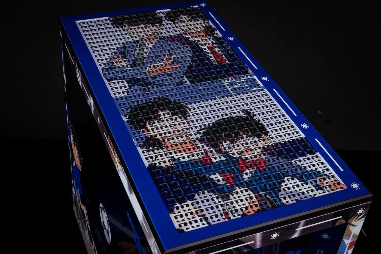 CORN Bauhaus Micro-ATX ITX Cpmputer Case, 6 Sides + 2 Light Panels ...