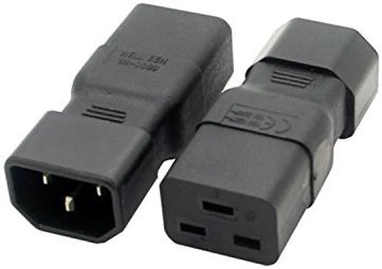 C14 to C19, PDU UPS Power IEC C14 Male to C19 Female Adapter IEC C19 to ...