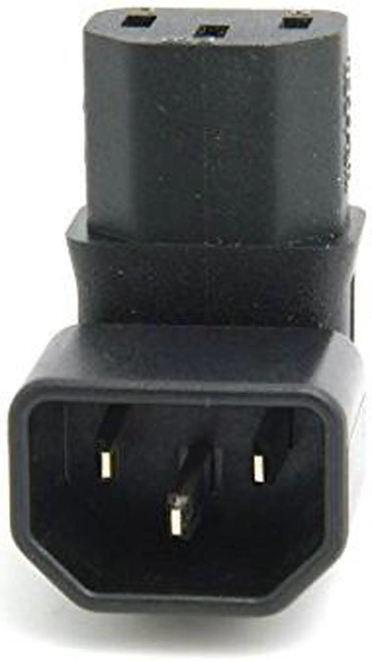 VIEC Male C14 to 90 Degree Down Right Angled IEC Female C13 Power Extension Adapter - Newegg.com