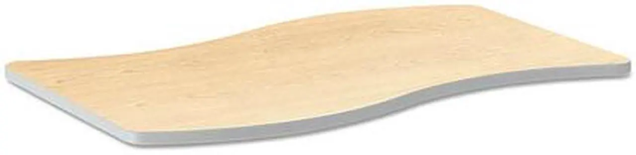 HON SW3054ENDK Build Table - Natural Maple Ribbon Top - Newegg.com