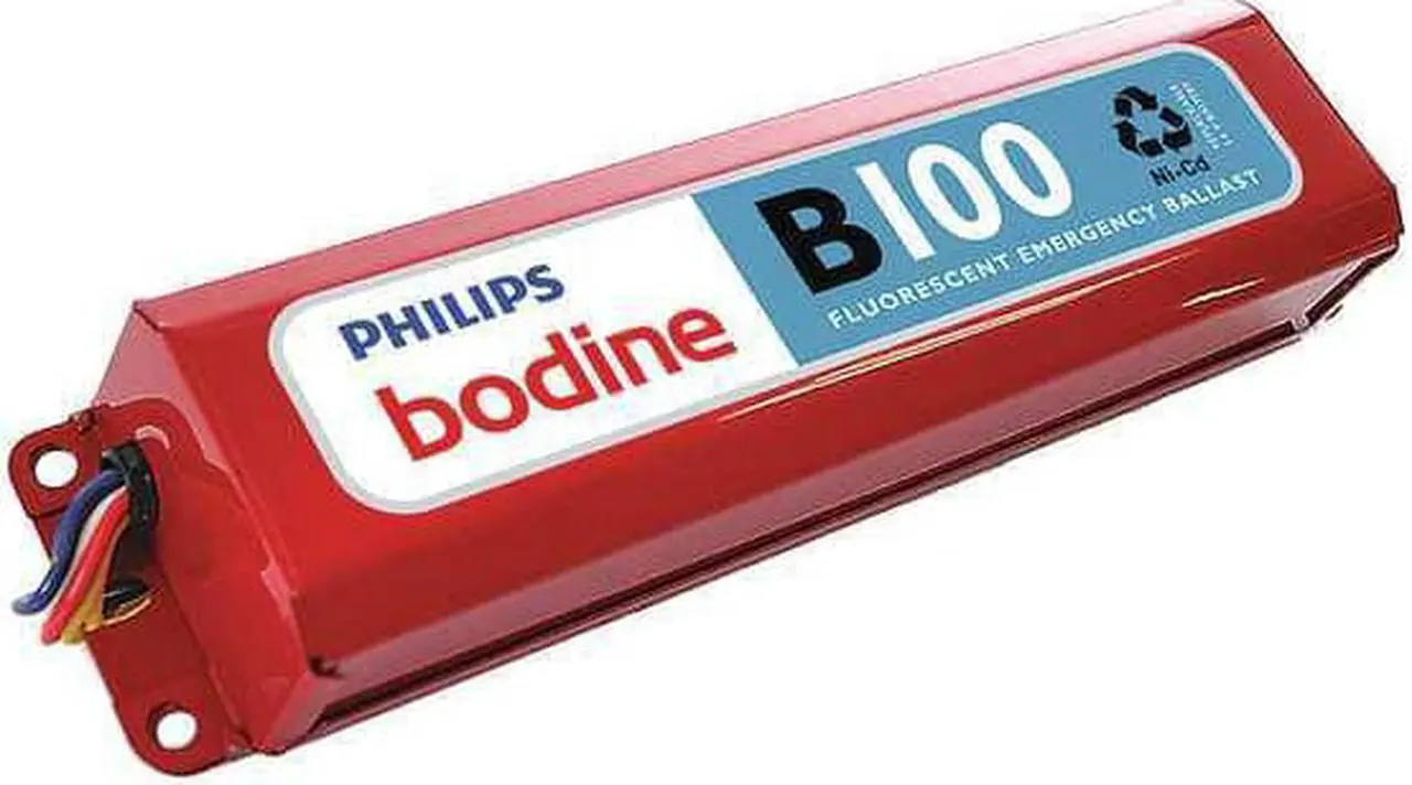 BODINE B100 3240 W, 450 lm Linear Fluorescent Emergency Ballast ...