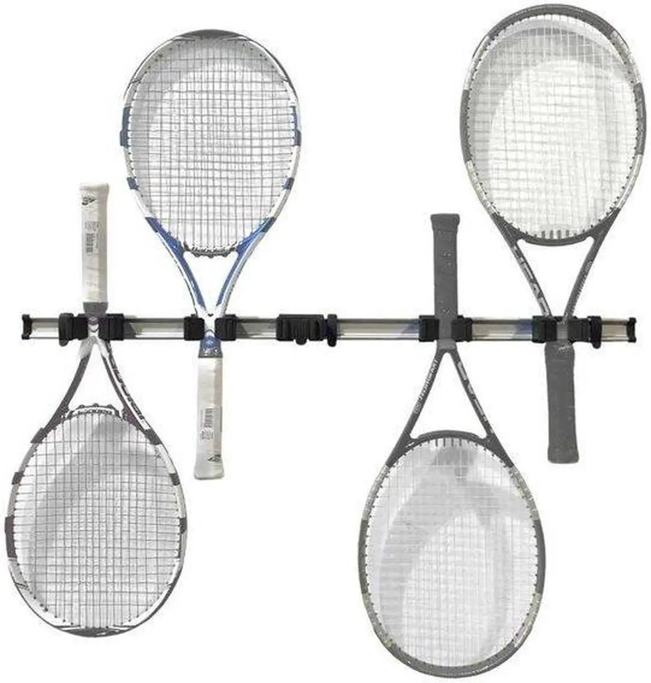 TOOLFLEX 9-5-1 37" Black Mop, Broom and Squeegee Tool Organizer, 5 Tool ...