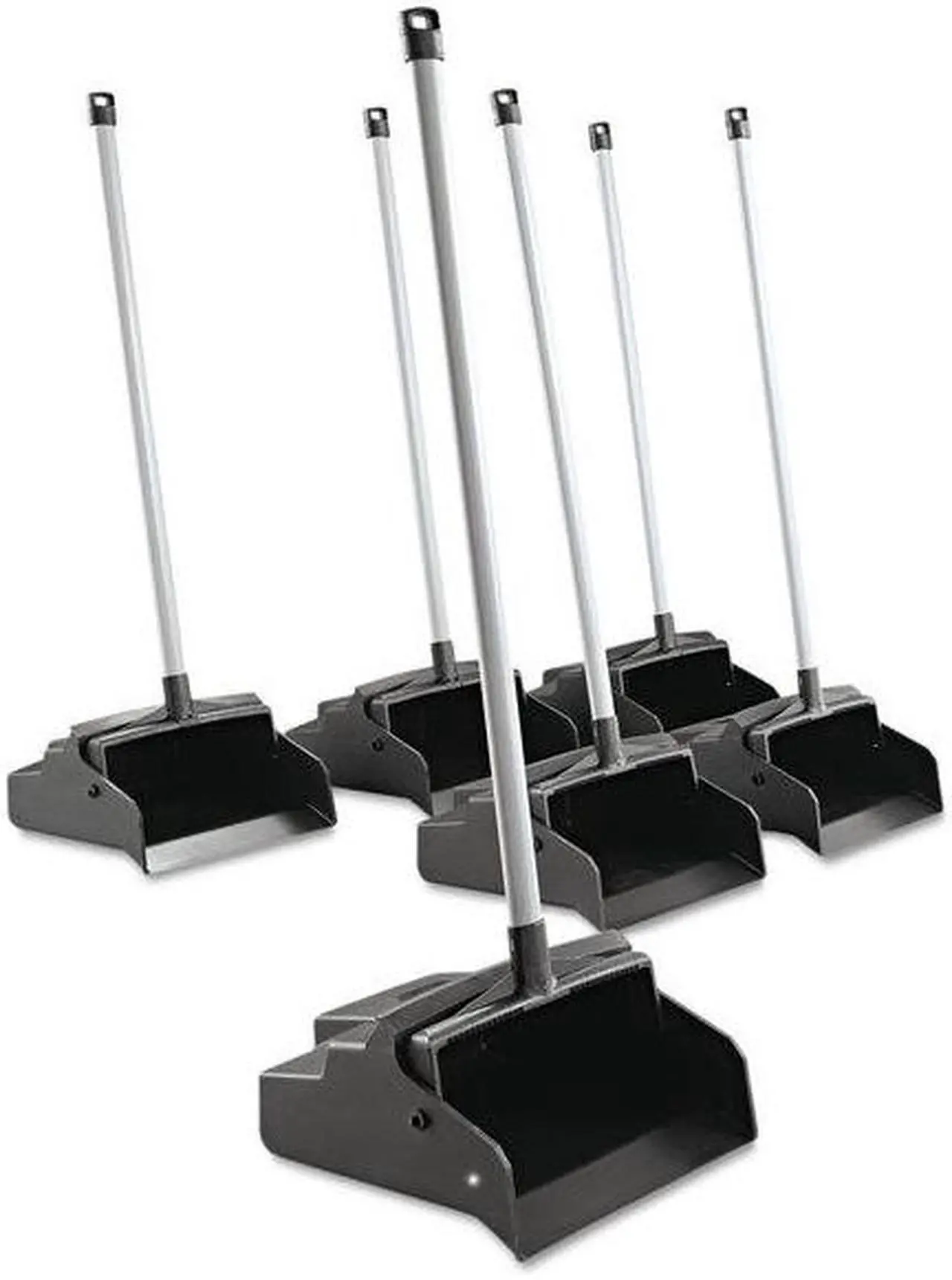 IMPACT IMP 2600 LobbyMaster Plastic Dust Pan, 12"W x 37"H, Black Pan ...