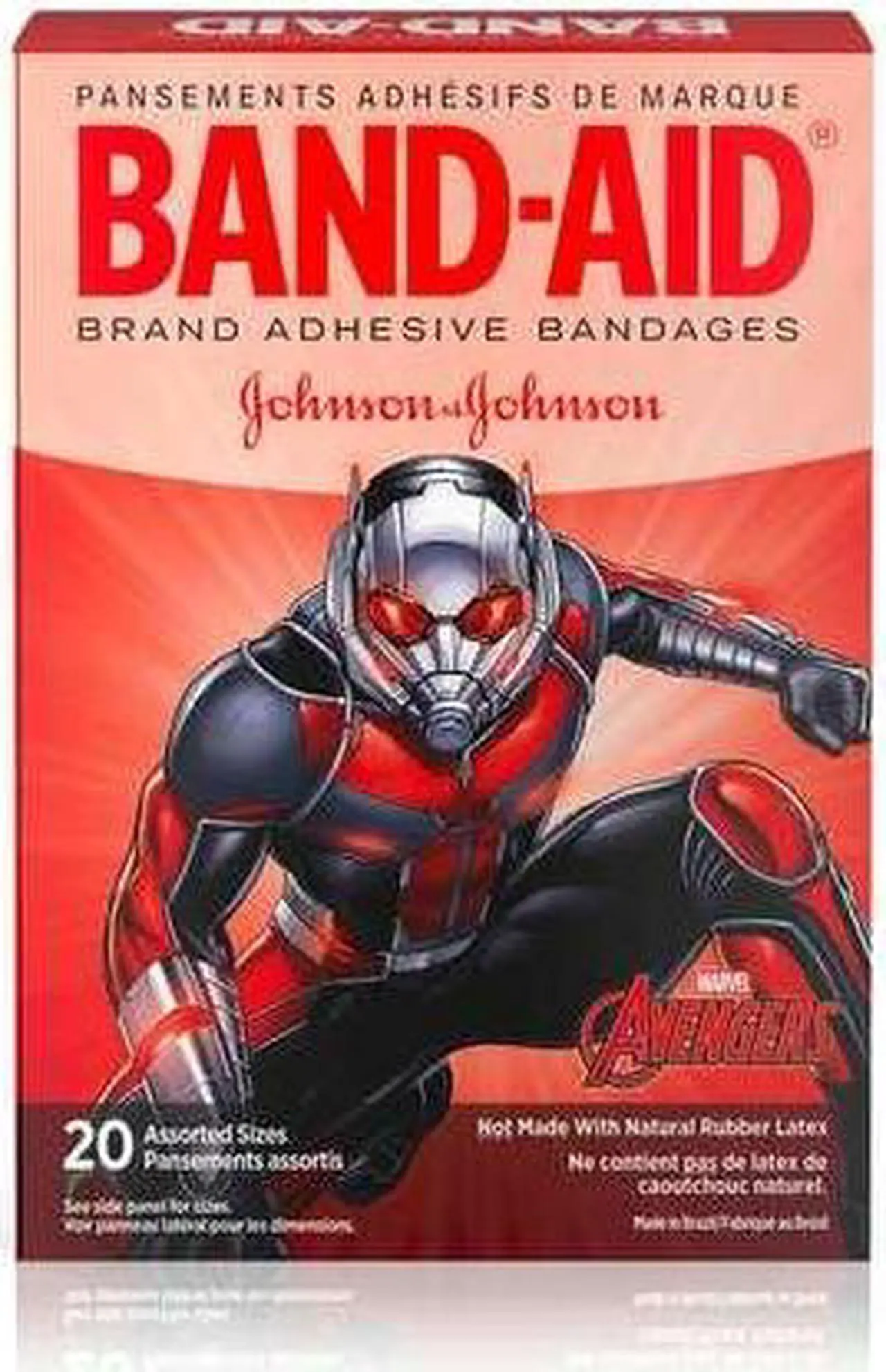 BAND-AID 1116282 Band-Aid Marvel Avengers Assorted Sizes Bandage 20 ...