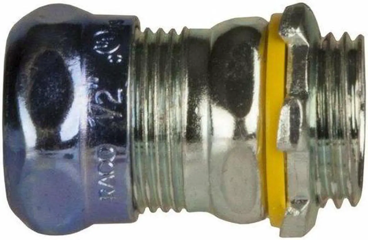 Raco 1-1/4" EMT Compression Connector, Rain Tight, 2-7/64" Overall ...