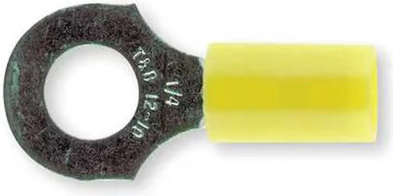STA-KON RC10-14 12-10 AWG Nylon Ring Terminal 1/4" Stud PK50 - Newegg.com