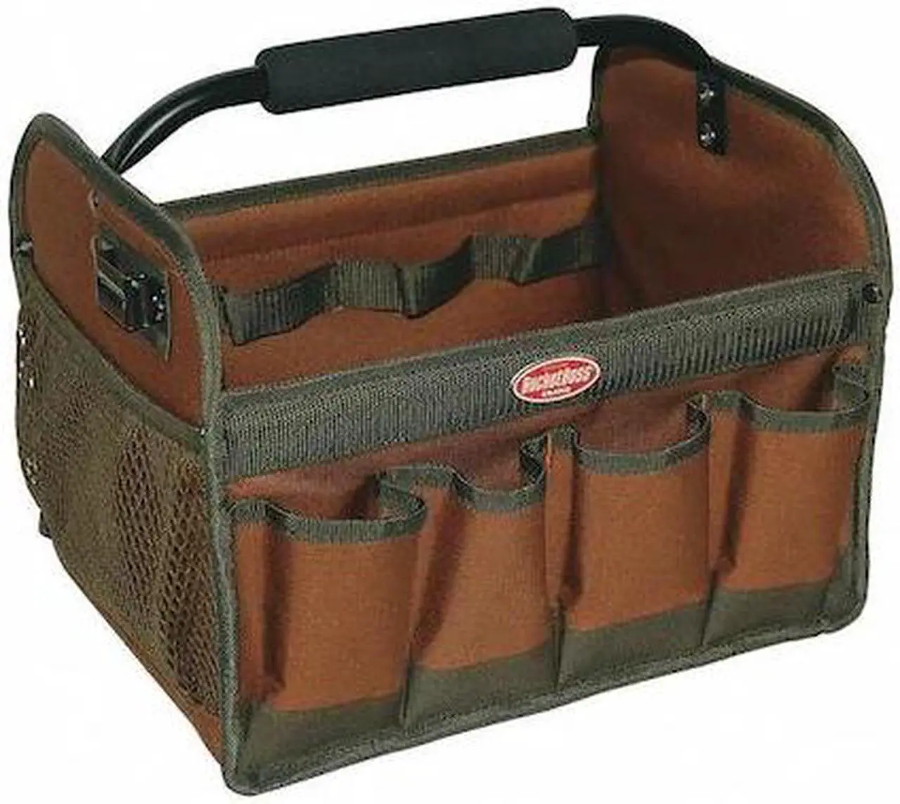 BUCKET BOSS 70012 Tool Tote,Hard,23 Pocket,12 x 10 x 11, Double Wall ...
