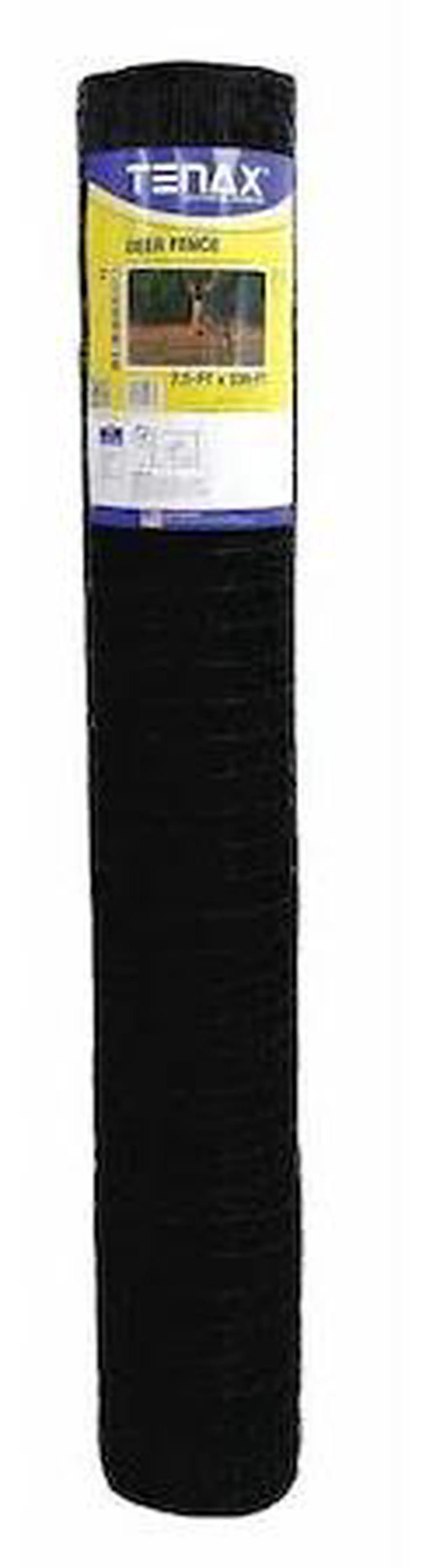 TENAX 1A120390 Deer Fence, Premium, 7.5ft. x 330 ft. Black - Newegg.com
