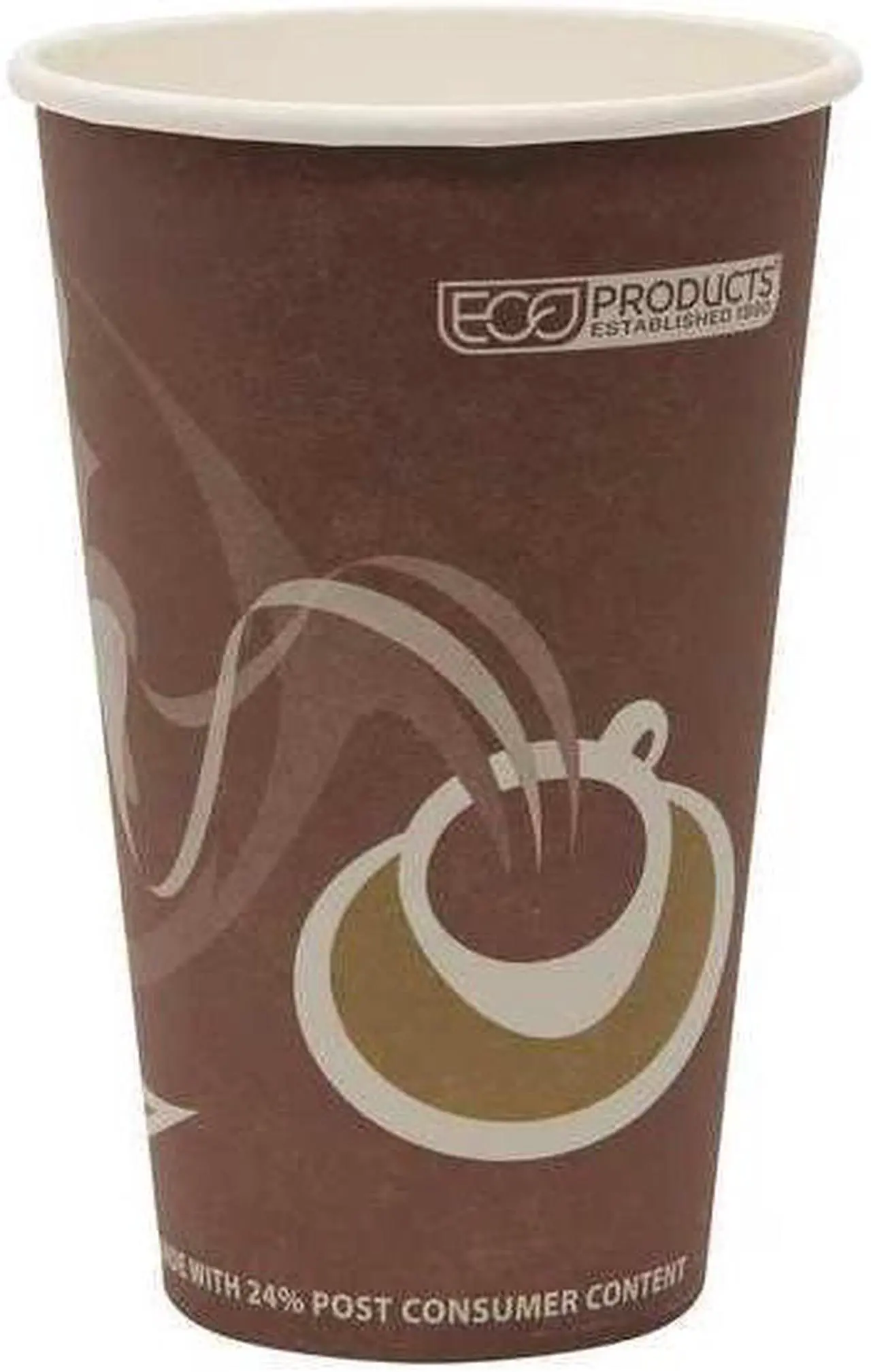 Eco-Products Evolution World 24% PCF Hot Drink Cups, 16 oz., Purple ...