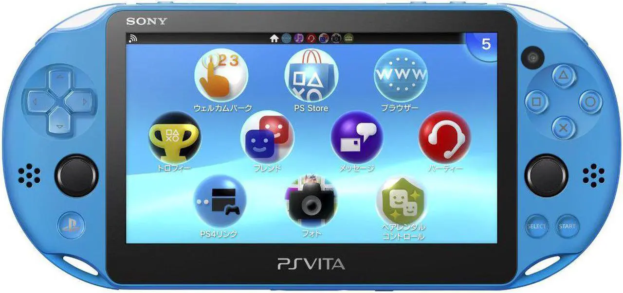 Refurbished: Sony PlayStation Vita Wifi Handheld System - Blue PCH-2001 ...