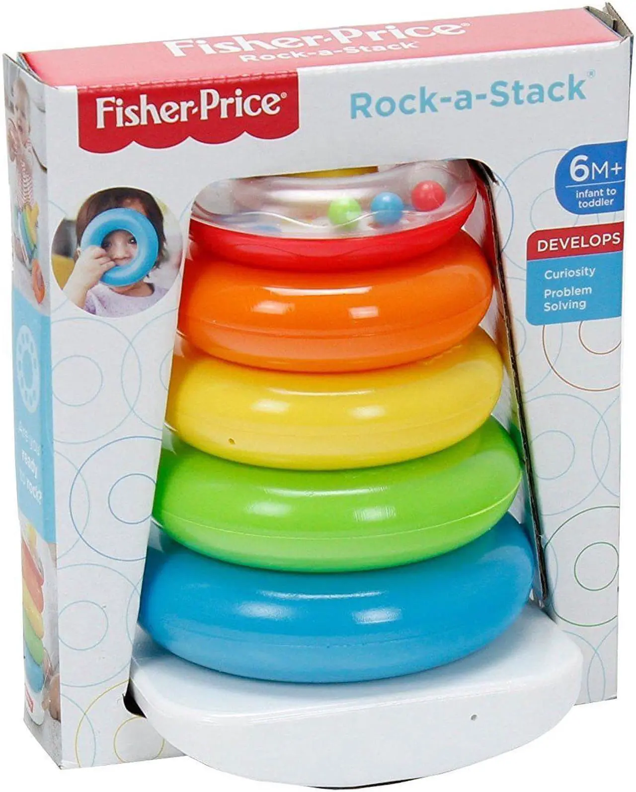 Rock-A-Stack - Baby Toy by Fisher Price (FGW58) - Newegg.com