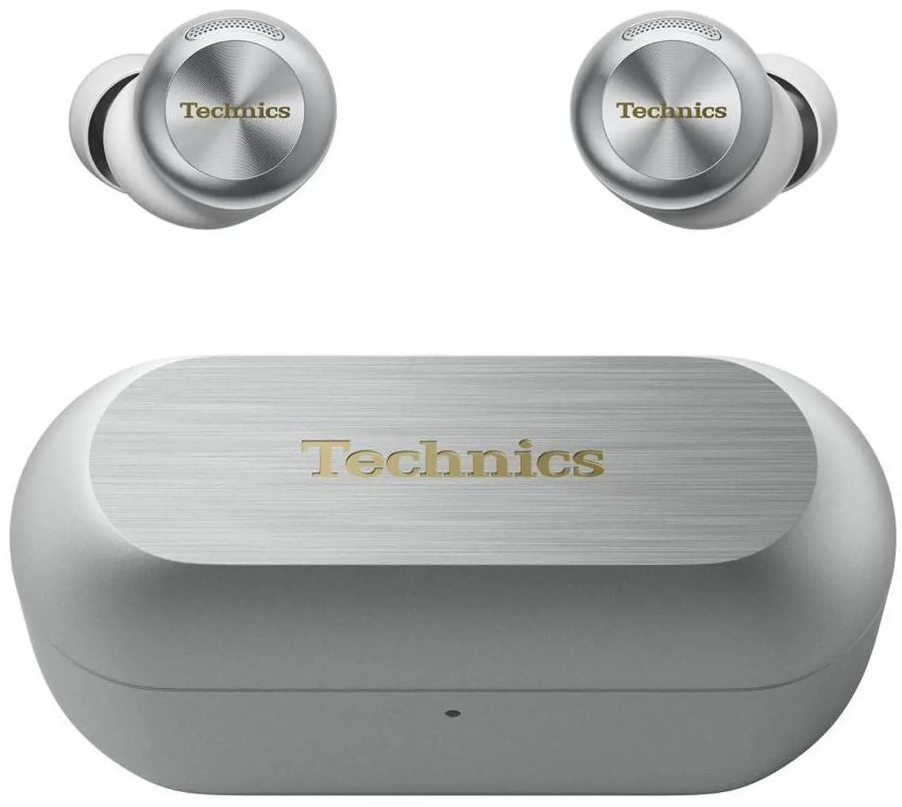 Technics EAH-AZ100 True Wireless Earbuds Silver - Premium Magnetic Fluid Driver, Adaptive ANC ...