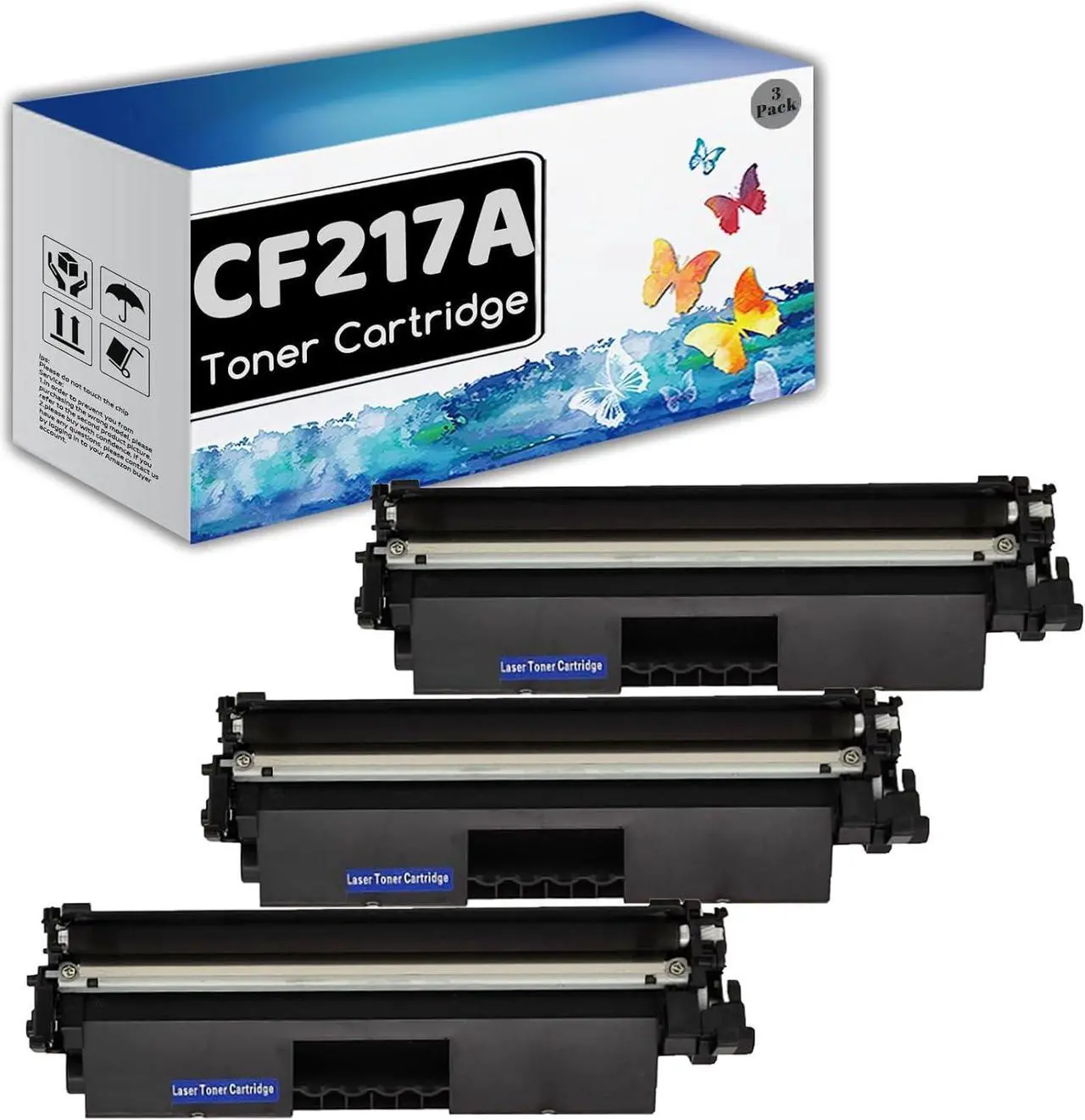 Replacement CF217A Toner Cartridge Compatible for Laserjet Pro M102w ...