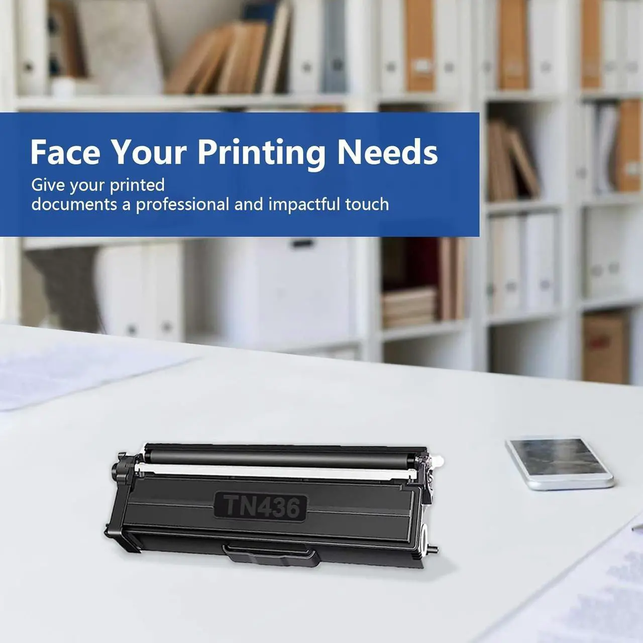 TN-436 3-Pack (7,000 Pages) TN436 Toner Replacement for Brother TN436 ...