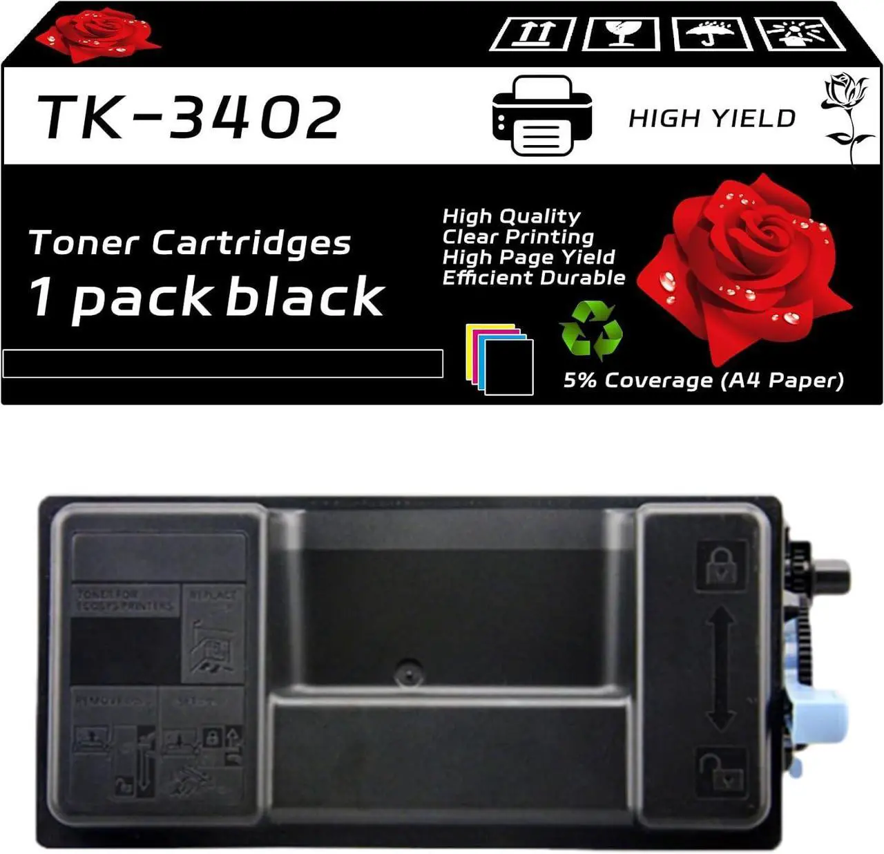 TK-3402 Toner Cartridges Compatible with Kyocera ECOSYS MA4500ifx ...