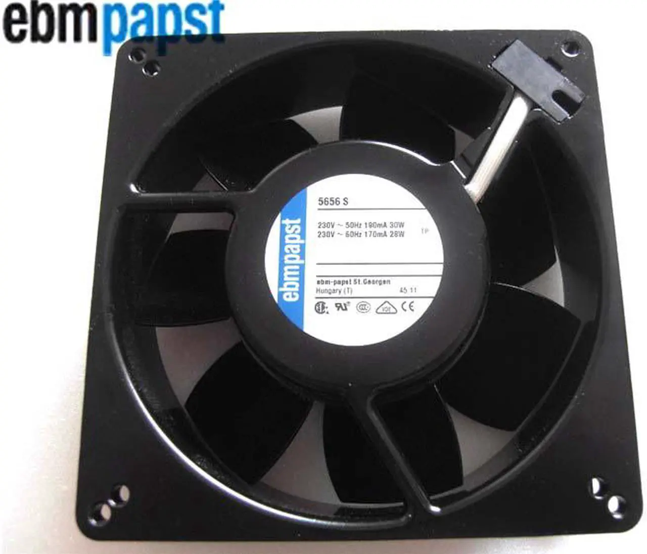 ebmpapst 135*38MM 5656S 230V~50/60Hz 28/30Watt 2Pins All-metal high ...