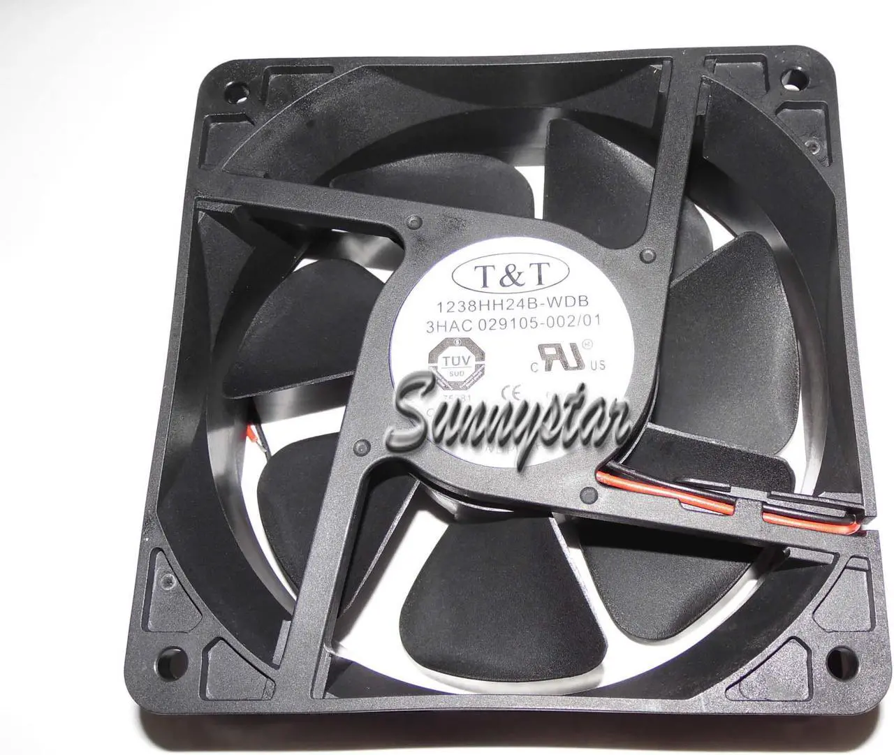 T&T 120*38mm 12CM 1238HH24B-WDB 3HAC 029105-002/01 24V 0.70A 2 Wire ...