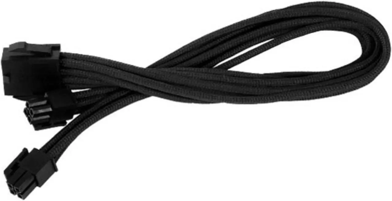 Silverstone Tek Sleeved Extension Power Supply Cable with 1 x 8-Pin to ...