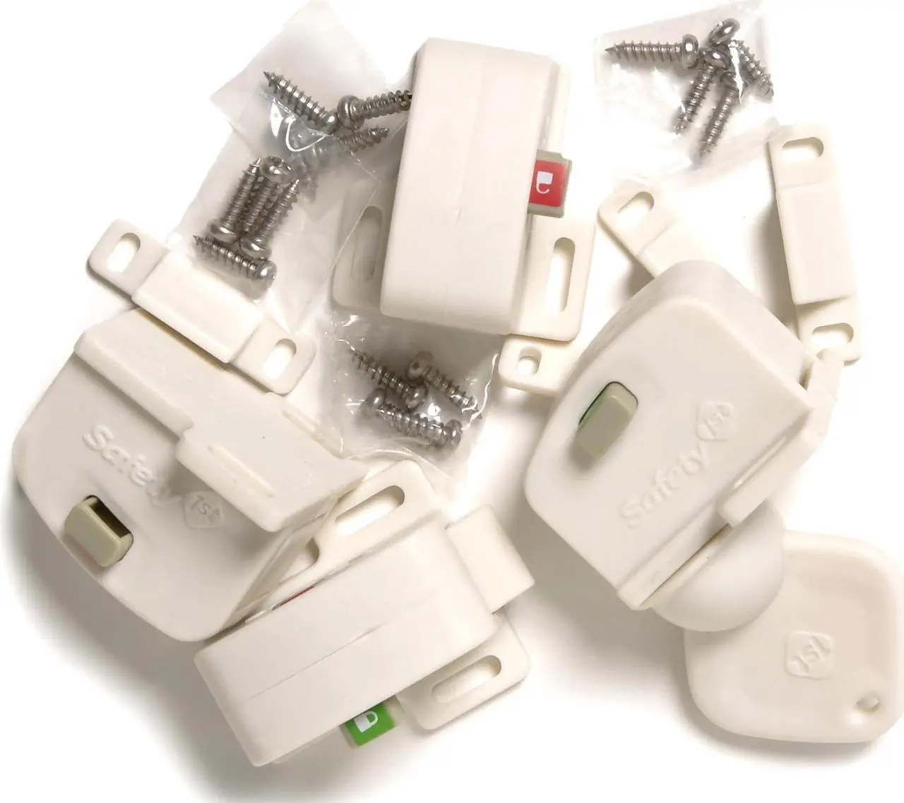 Safety 1st Magnetic Locking System Deluxe Starter Set (4 locks & 1 key ...