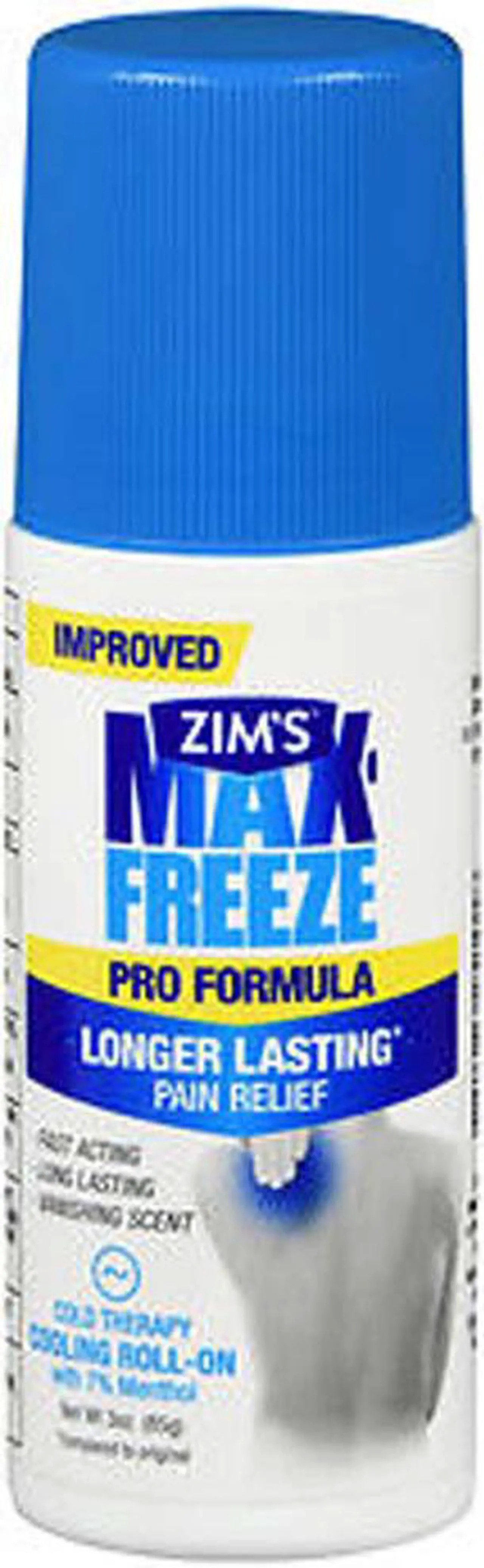 Zim's Max-Freeze Pro Formula Cold Therapy Cooling Roll-On - 3 oz ...
