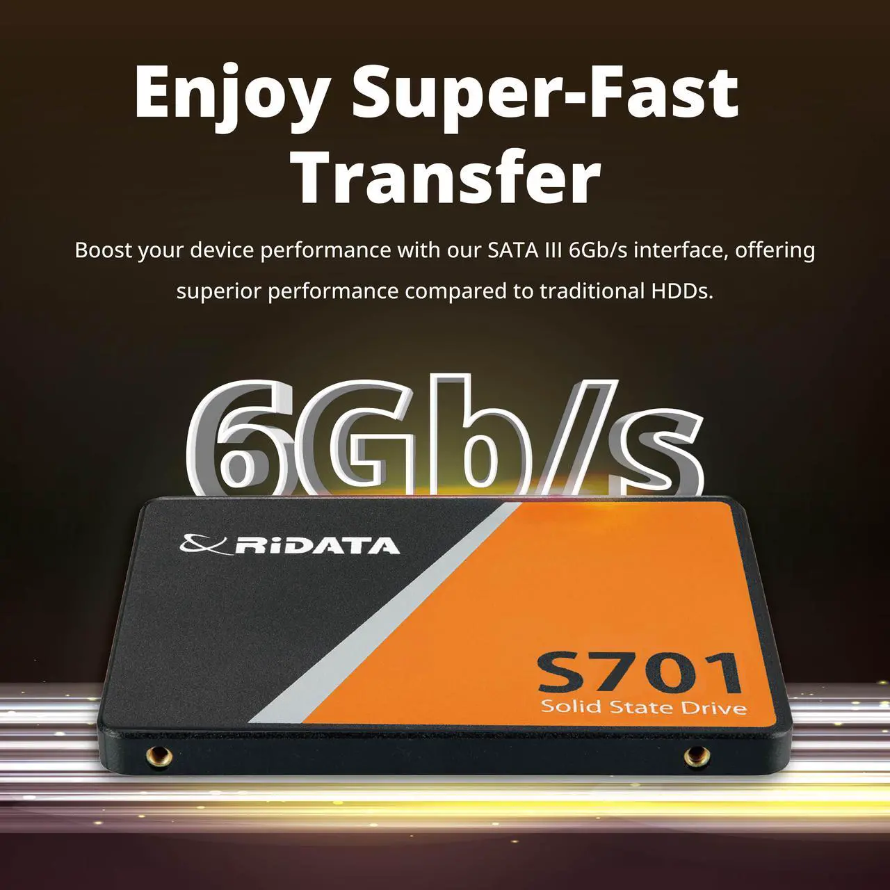 RiDATA S701 480GB SSD (Internal Solid State Drive) 3D NAND 2.5" SATA ...
