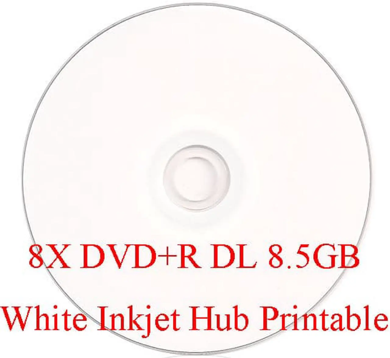 Smartbuy 8X DVD+R DL 8.5GB Dual Layer White Inkjet Hub Printable Music Video Data Recordable ...