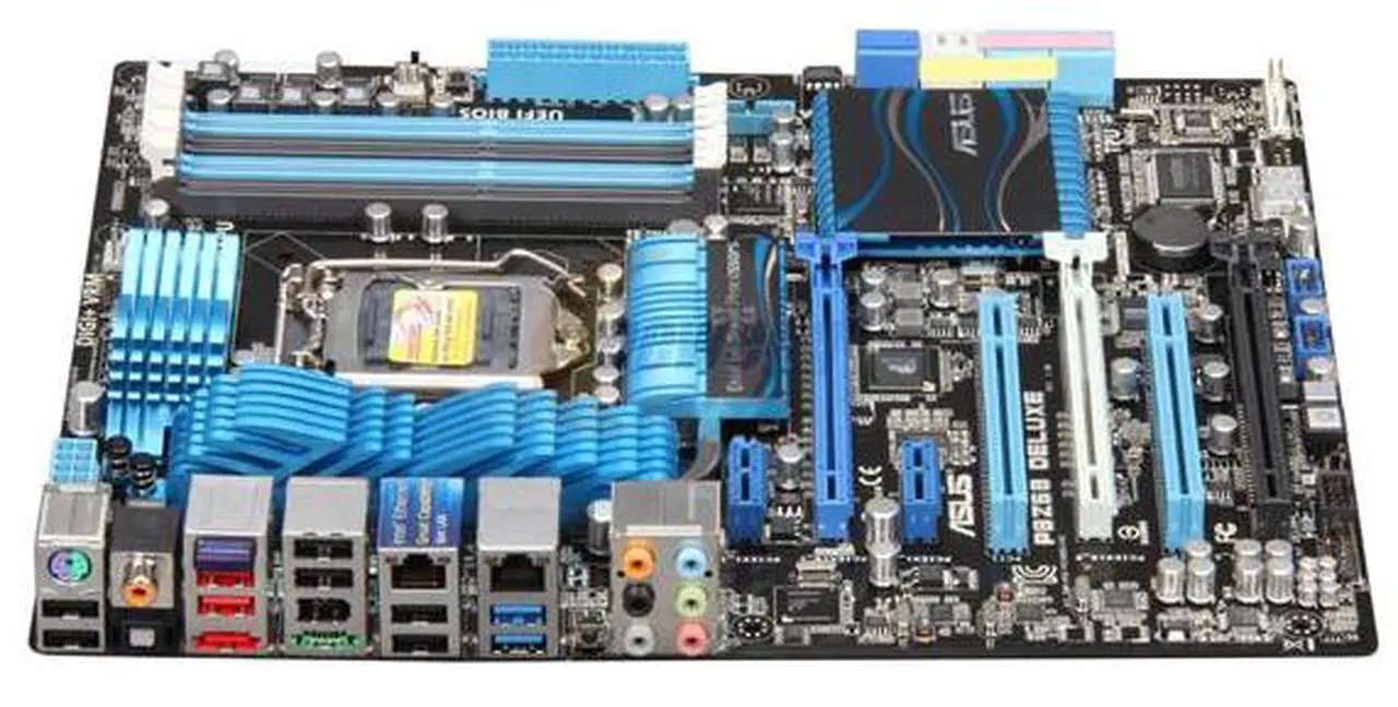 Refurbished: ASUS P8Z68 Deluxe LGA 1155 Intel Z68 SATA 6Gb/s USB 3.0 ATX Intel Motherboard with ...