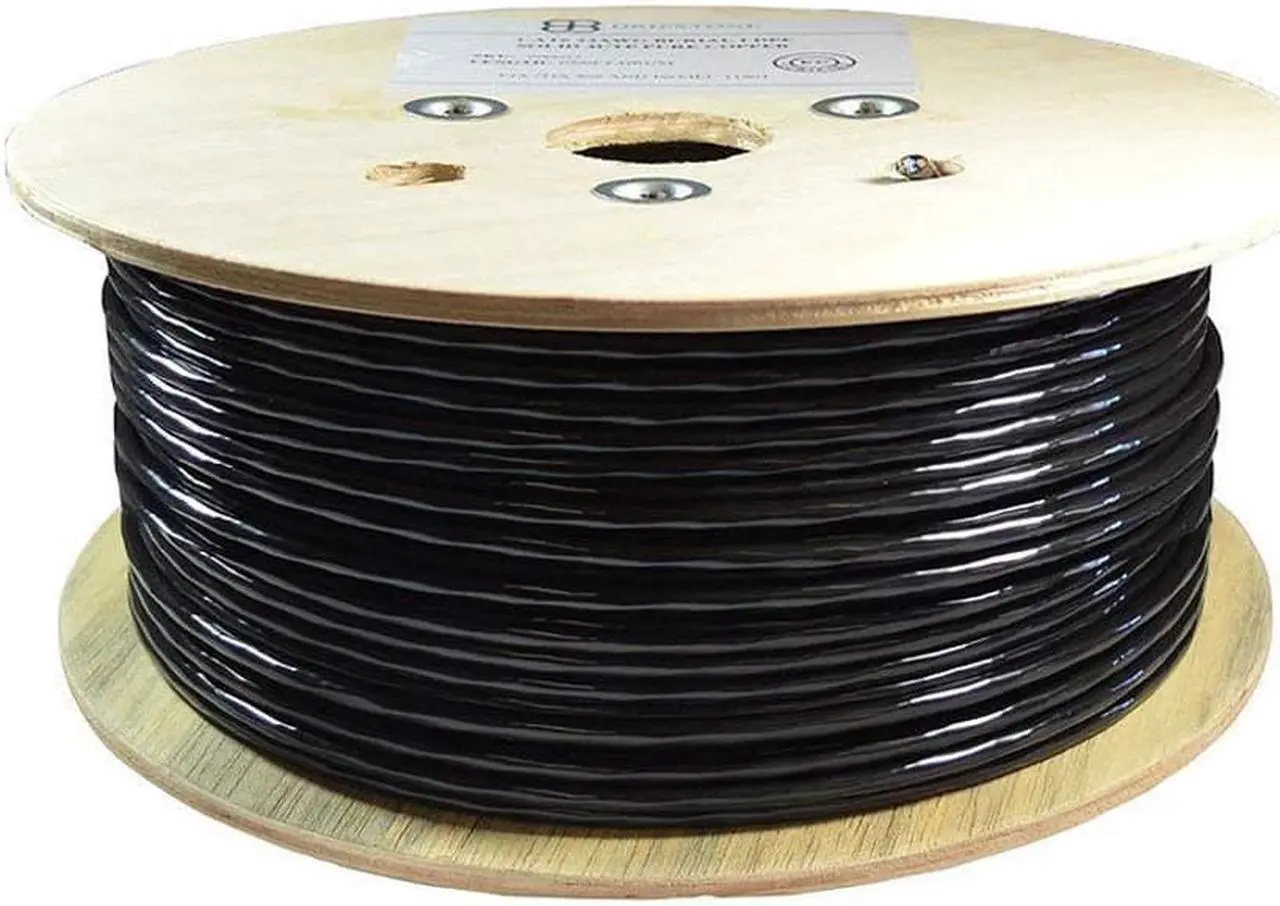 Dripstone 500 ft. CAT6A STP Shielded Wire Double Jacket Outdoor ...