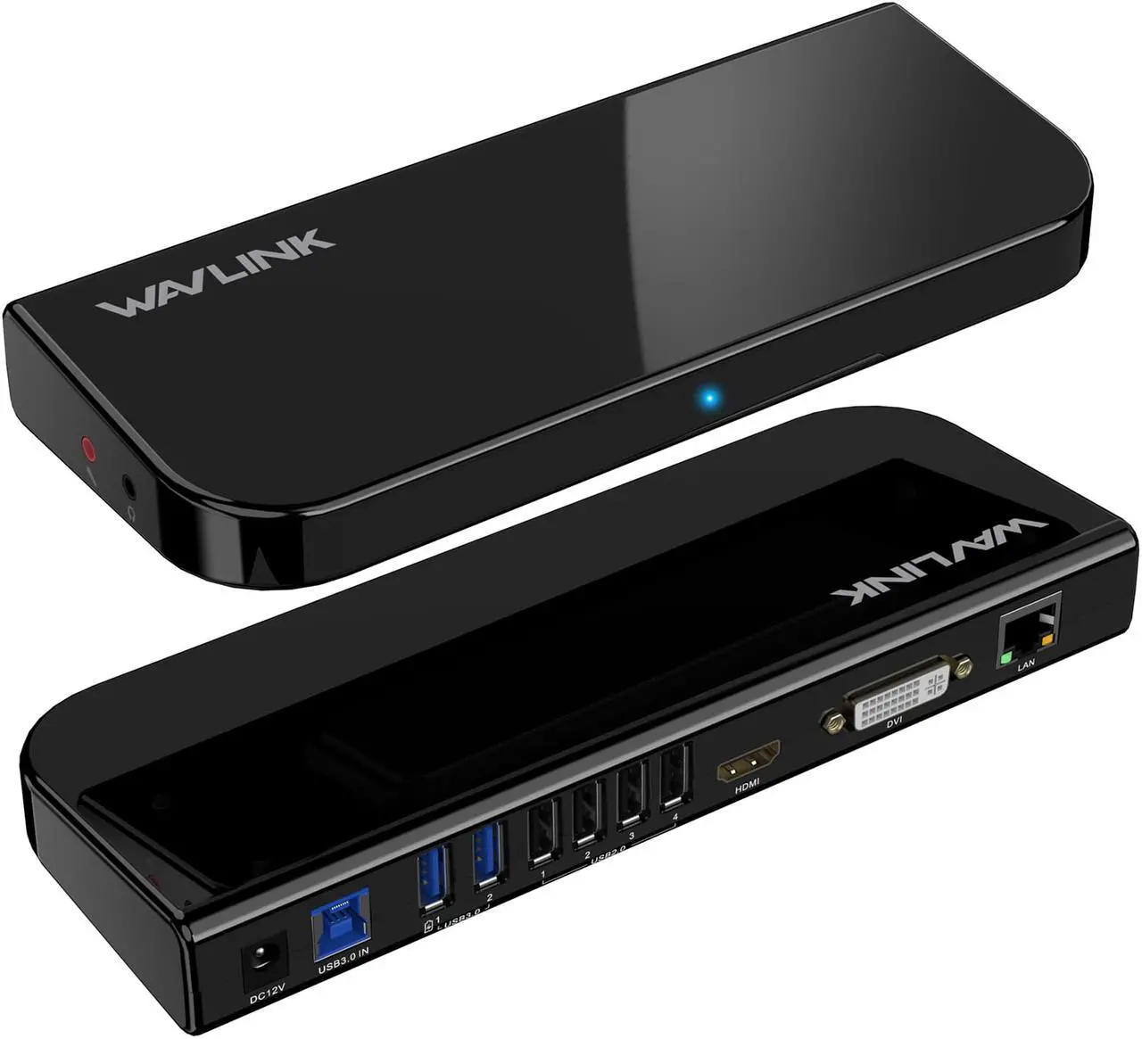 Wavlink USB 3.0 Universal Laptop Docking Station, 13-in-1 USB Hub Dual ...