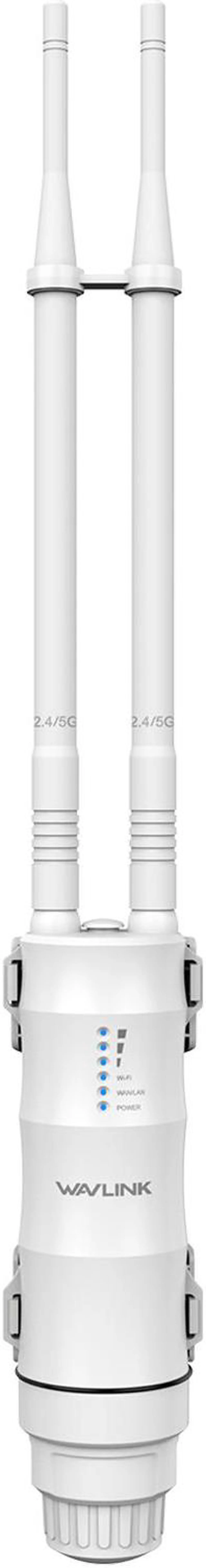 WAVLINK AC1200 Outdoor Wi-Fi Extender Dual Band Long Range Access Point ...