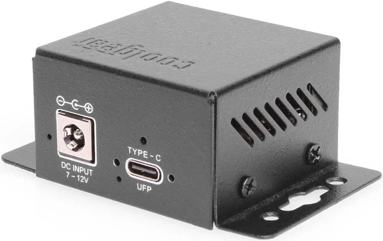 Coolgear 4 Port USB 3.2 Gen 1 Micro Powered Hub w/ ESD Surge Protection ...