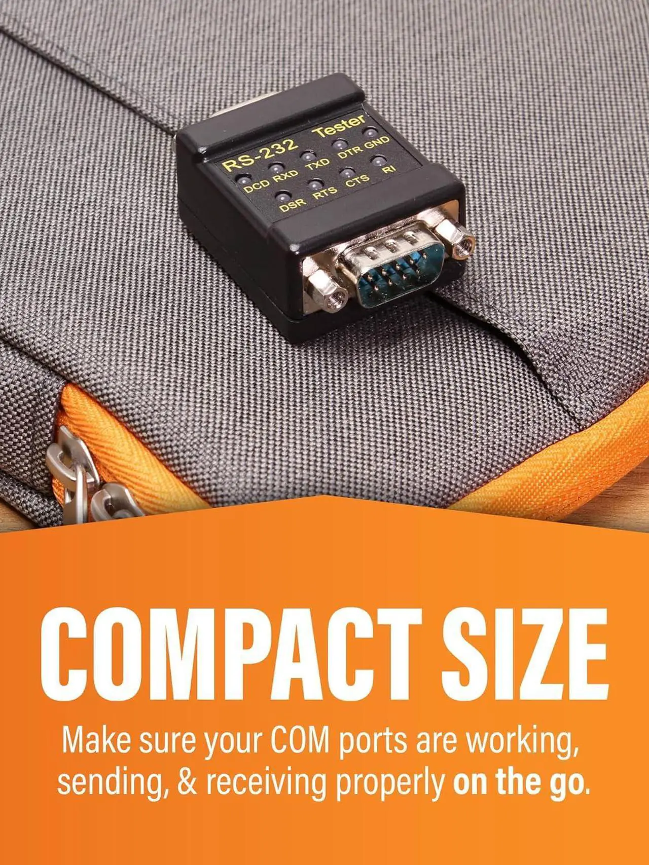 CableMax RS-232 LED link Tester DB-9 Male to DB-9 Female - Newegg.com