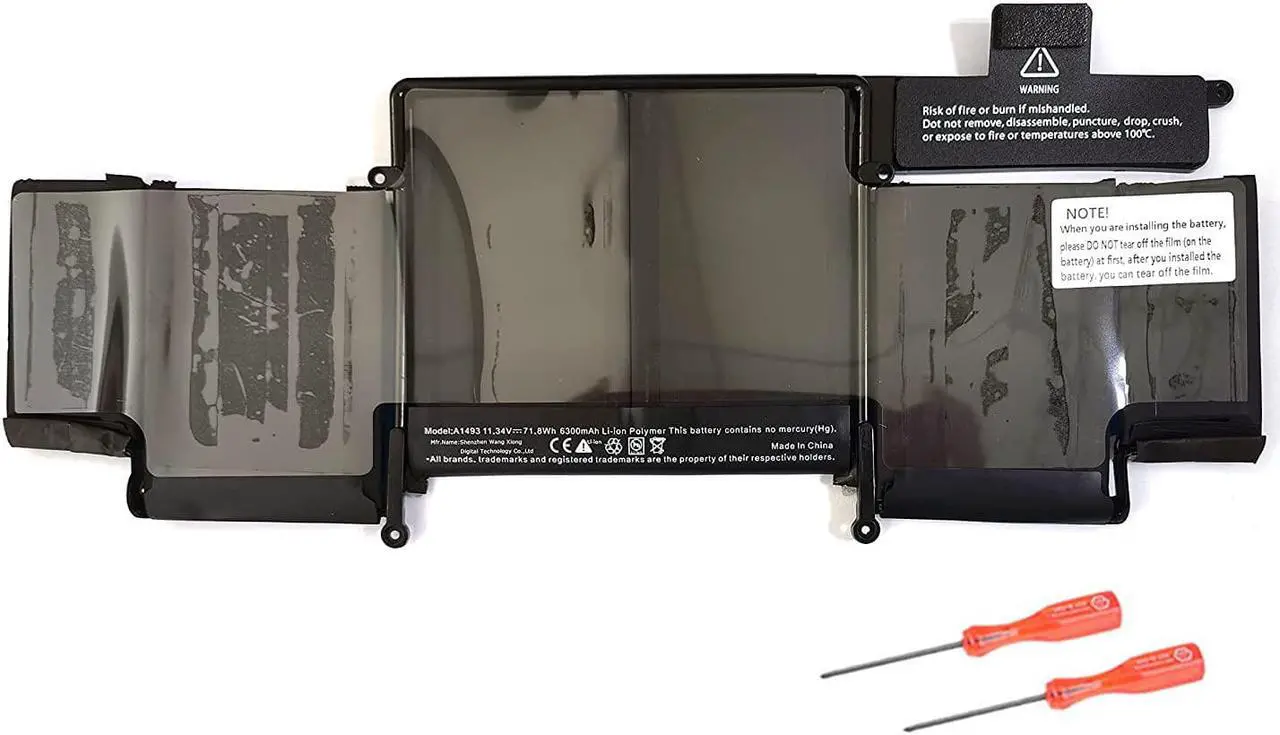 7xinbox 11.34V 71.8Wh A1493 Replacement Laptop Battery Compatible with ...