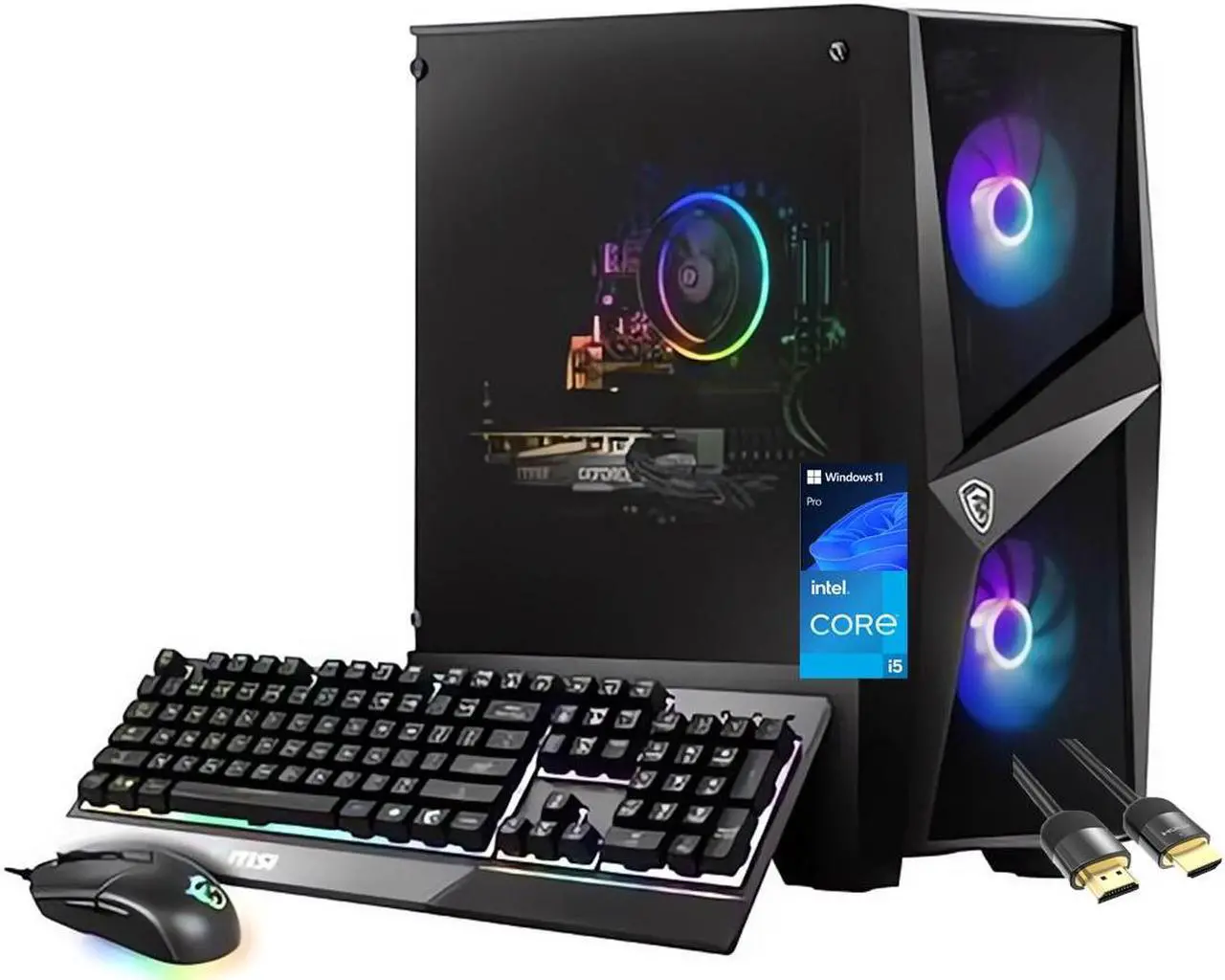 MSI Codex R Gaming Desktop, 13th Gen Intel 10-Core i5-13400F, GeForce ...